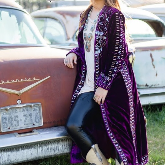 Crazy Train | Jackets & Coats | Crazy Train The Mcentire Duster Velvet ...